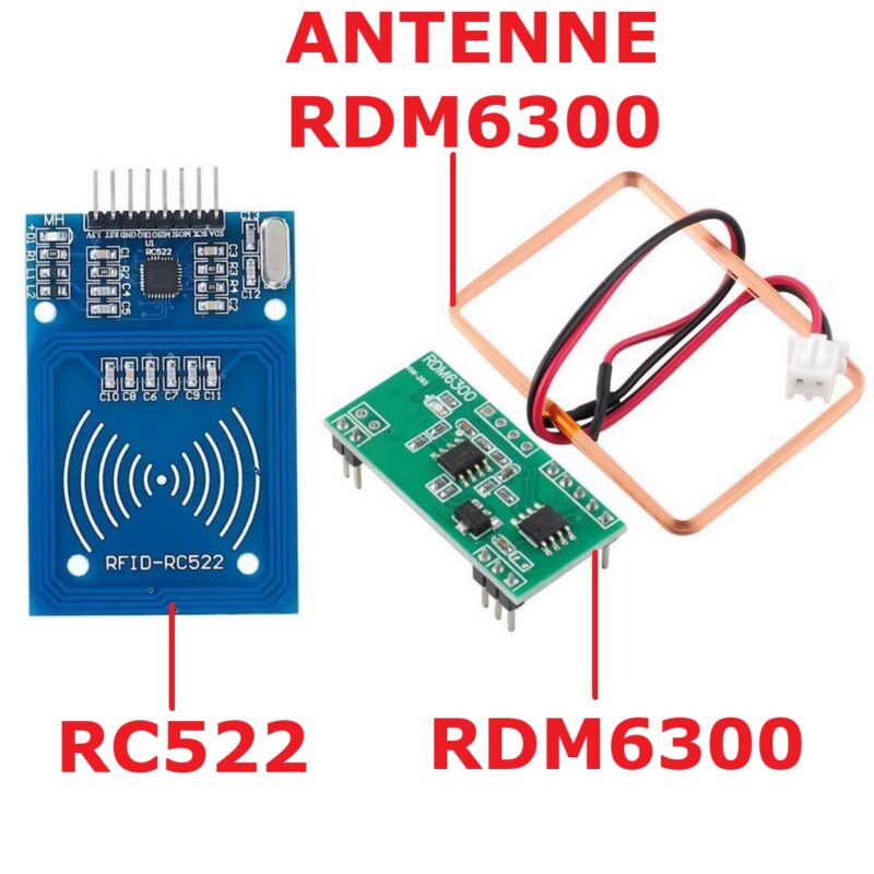 Arduino RFID : RC522 vs RDM6300 – créer un contrôle d’accès